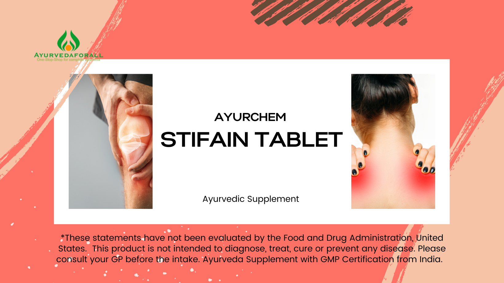AYURCHEM STIFAIN TABLET- Benefits, Ingredients, Indications, Dosage, Usage,